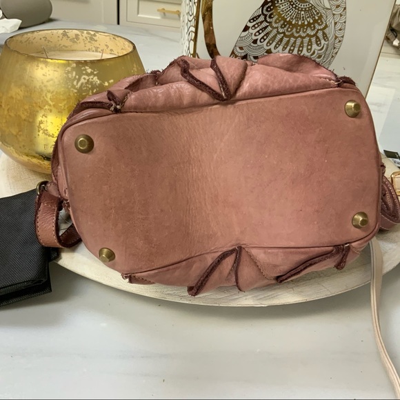 constanza Rota | Bags | Constanza Rota Italian Petal Pink Leather Bag ...